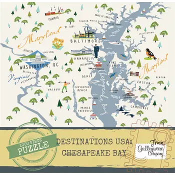 Chesapeake Bay 1000 Piece Jigsaw Puzzle – Galleyware